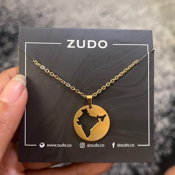 Jewelry | India Map Necklace In Gold | Poshmark